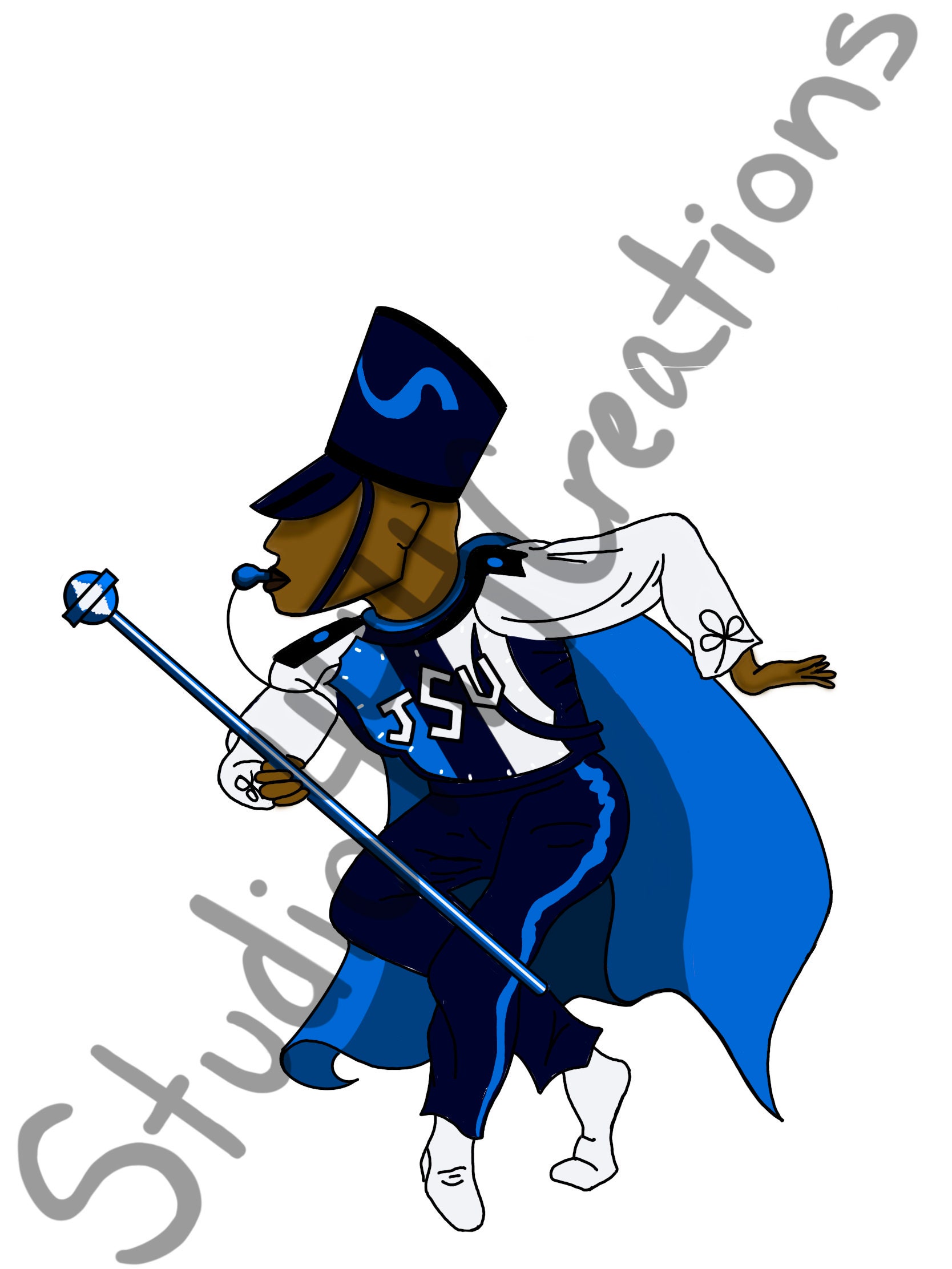 Jackson State University Bengal Tigers SVG and Png/drum Major/hbcu - Etsy