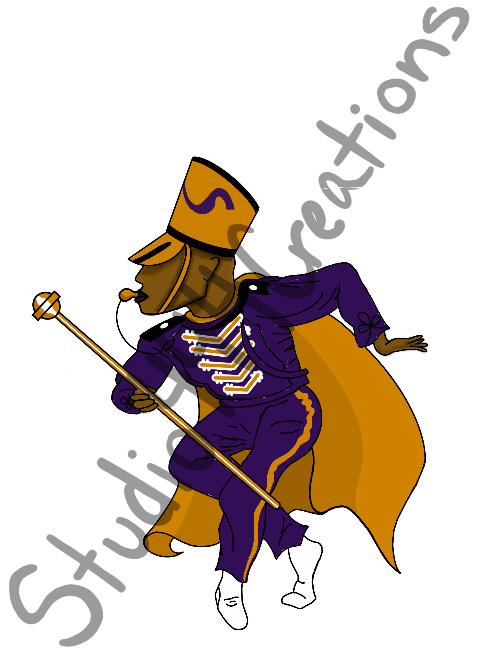 Alcorn State University Braves SVG and Png/drum Major/hbcu - Etsy
