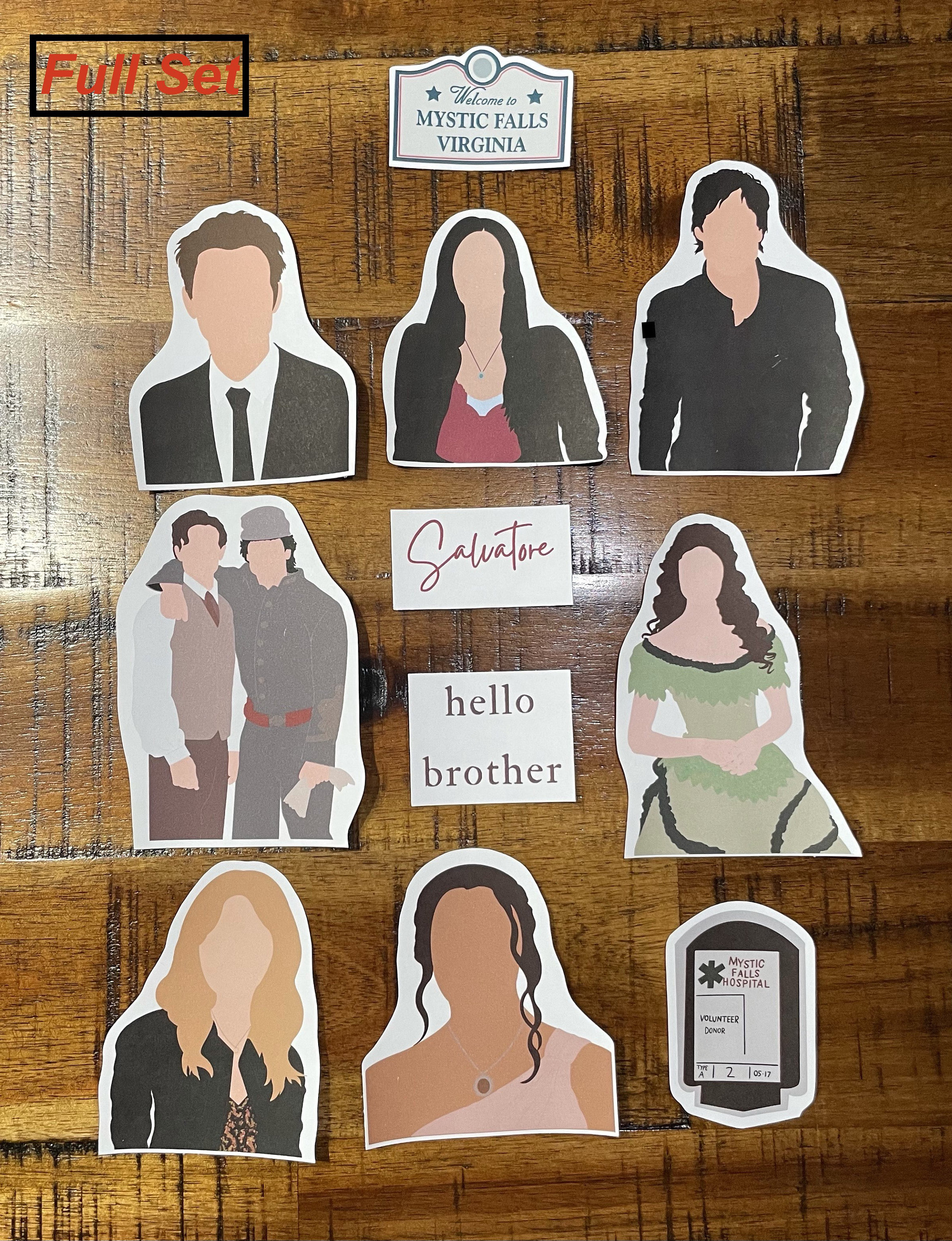 The Vampire Diaries Stickers - Etsy