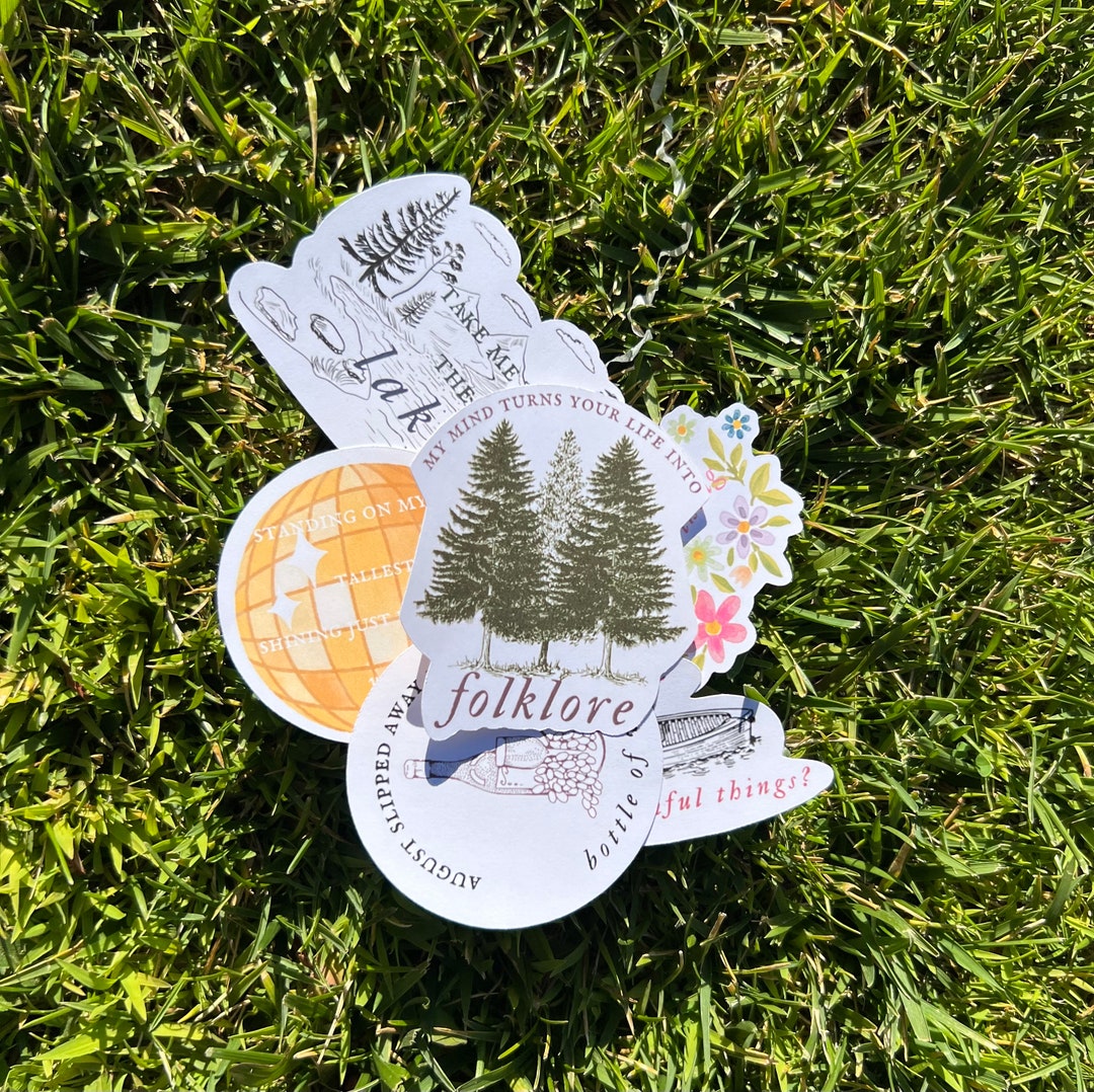 Taylor Swift Folklore Inspired Stickers - Etsy