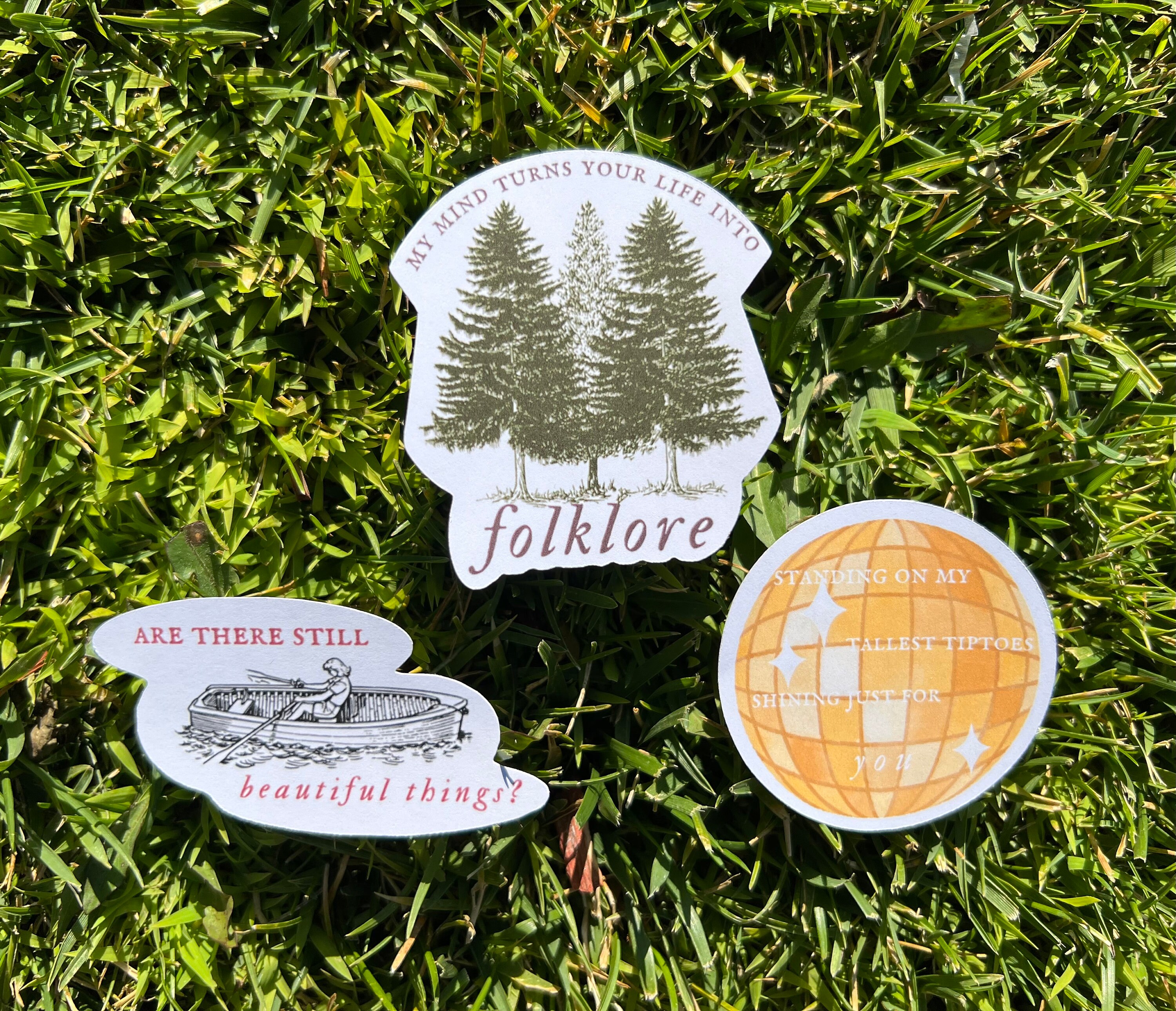 Taylor Swift Folklore Inspired Stickers - Etsy