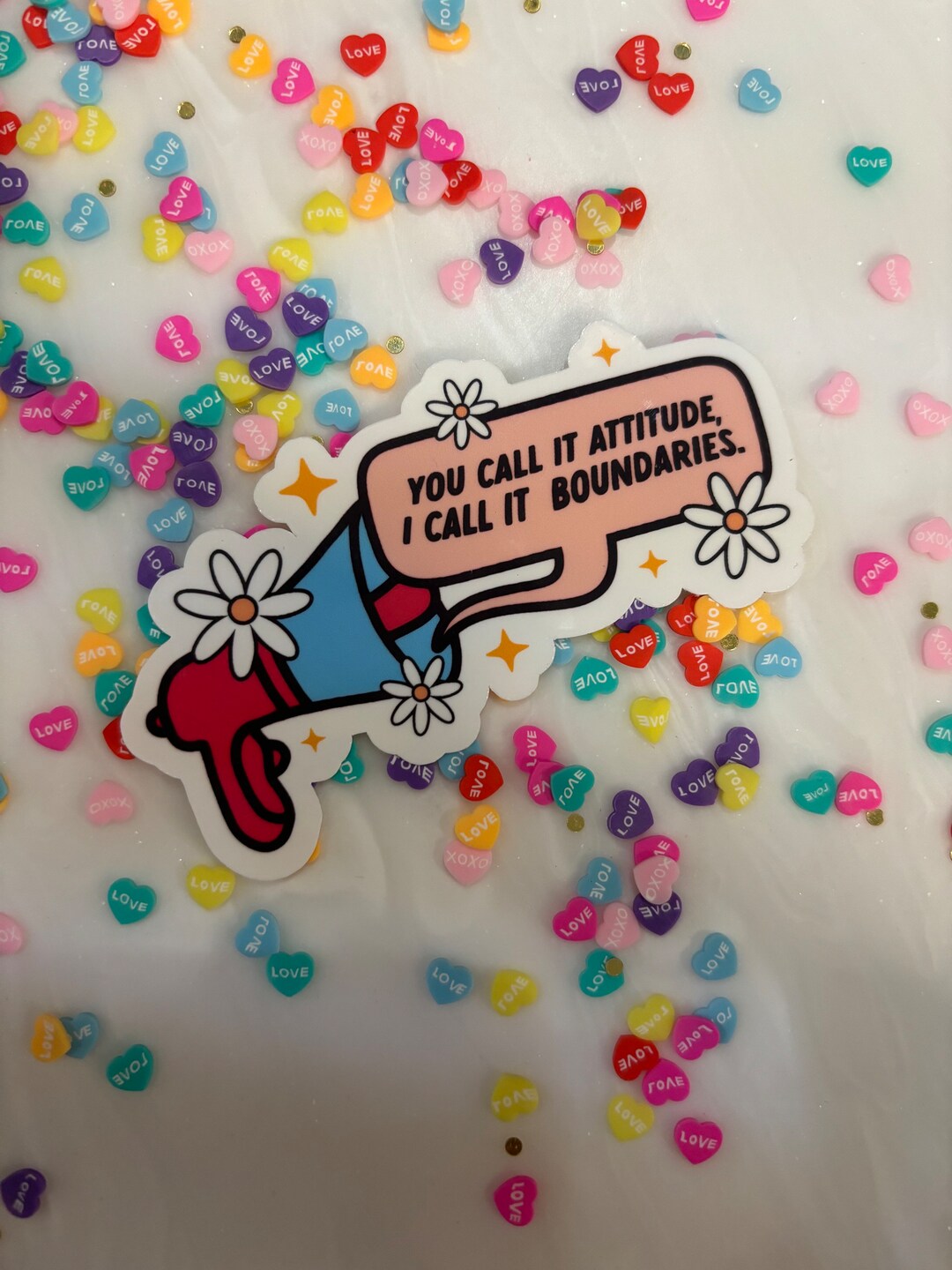 Boundaries Sticker / Mental Health Sticker / Postpartum / Empowerment ...