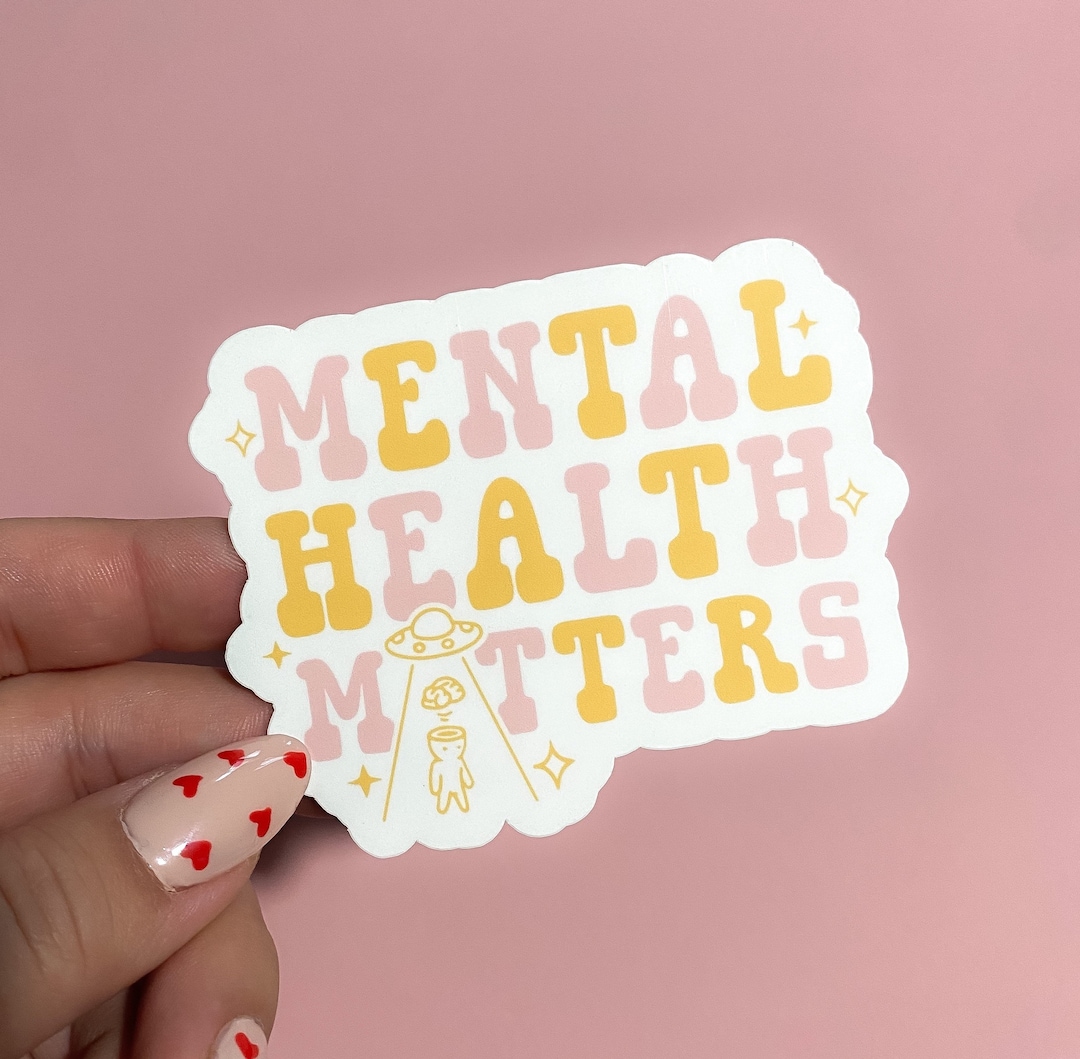 Mental Health Matters (alien) Sticker / Motherhood / Postpartum ...
