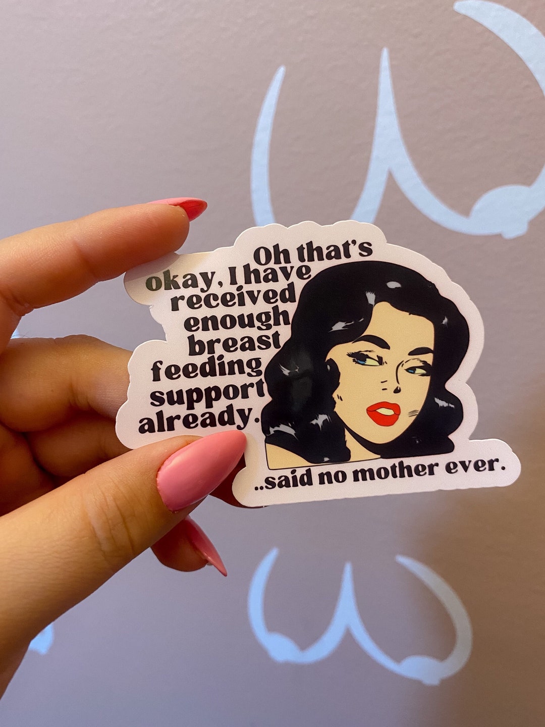 Breastfeeding Support Sarcasm Sticker / Breastfeeding / Wbw / Pumping ...