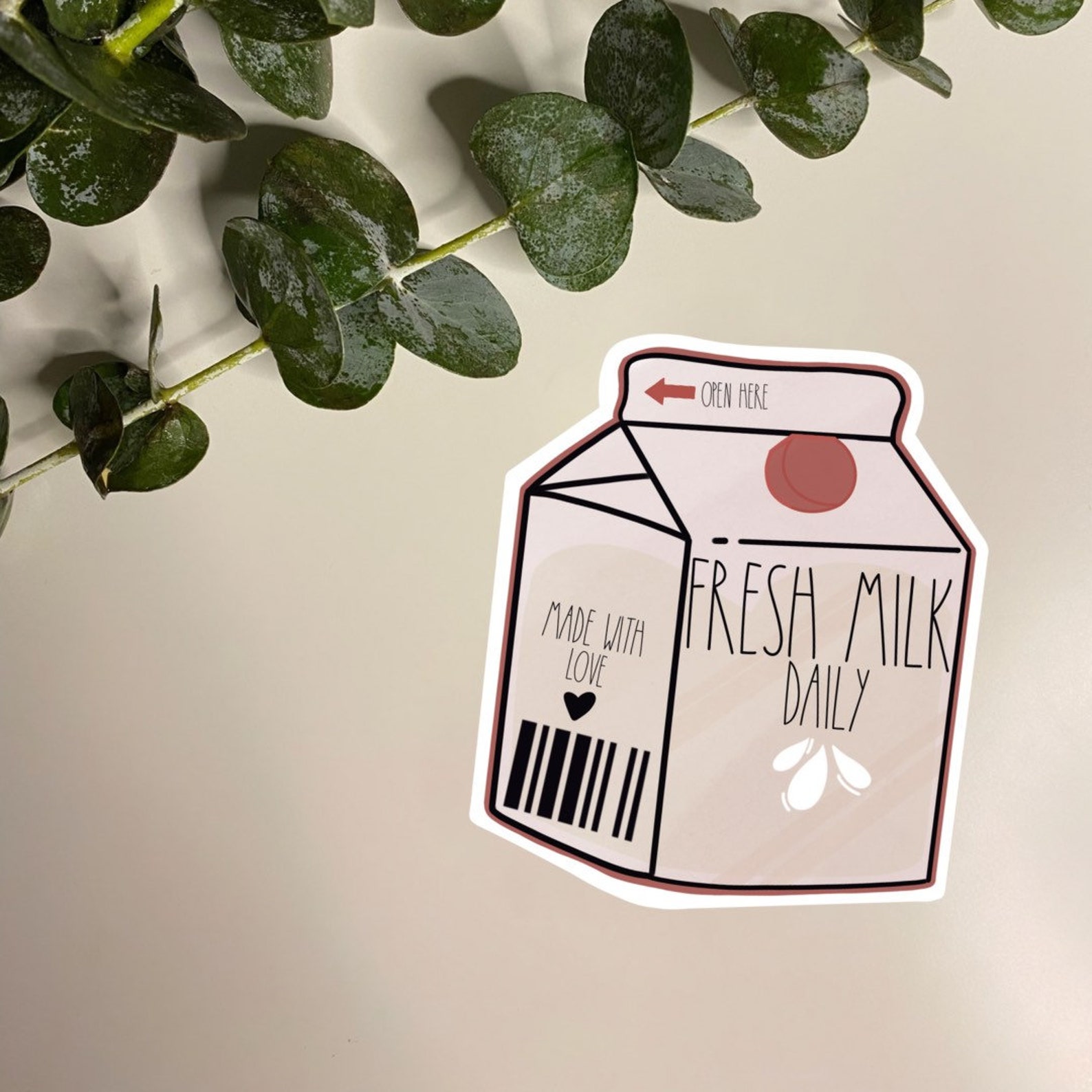 Milk Carton Sticker Breastmilk Carton Breastfeeding Sticker - Etsy