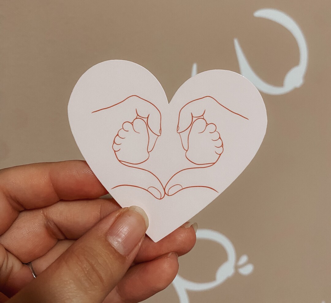 Baby Feet Mama's Hands Sticker / Empowerment / Motherhood ...