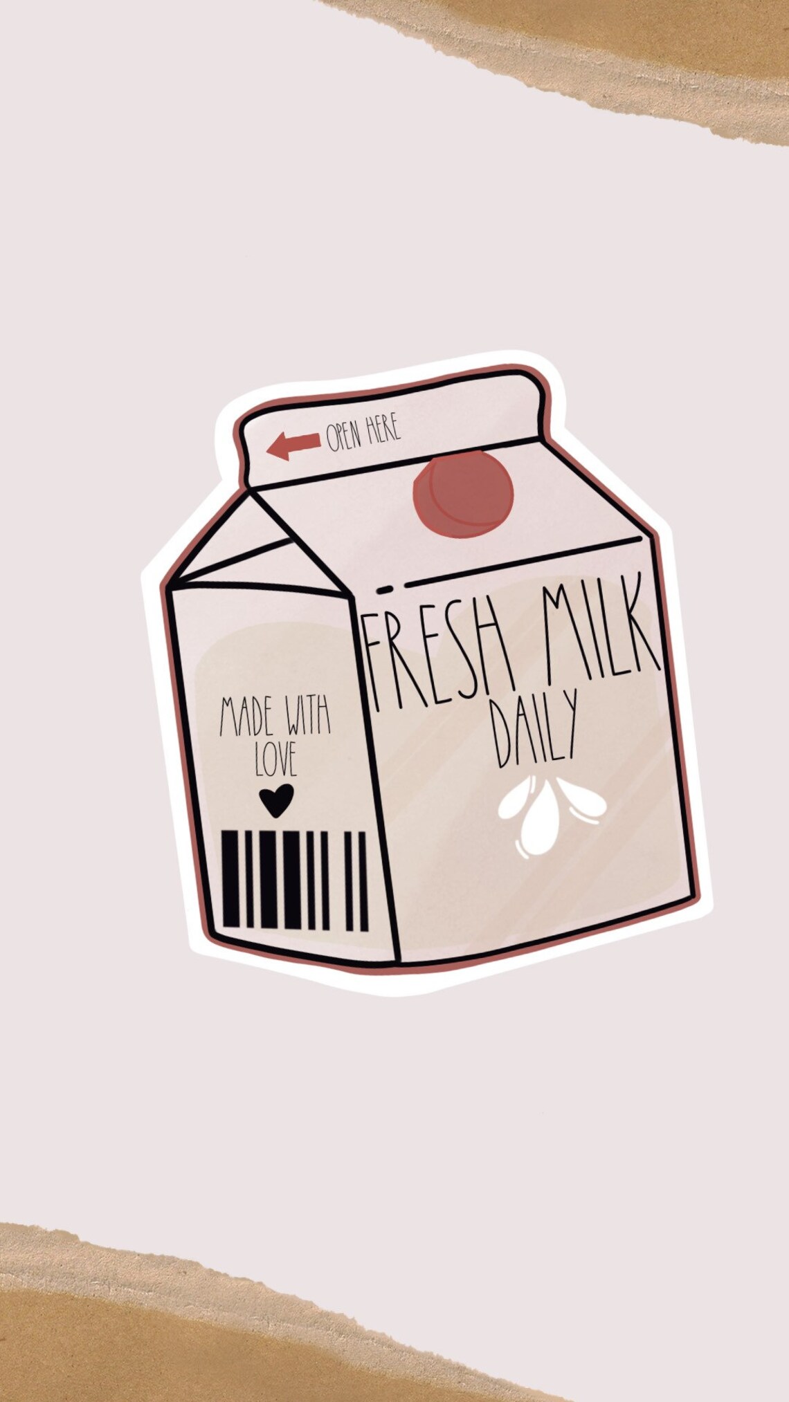 Milk Carton Sticker Breastmilk Carton Breastfeeding Sticker | Etsy