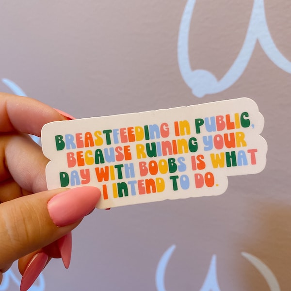 Breastfeeding Decal - Etsy
