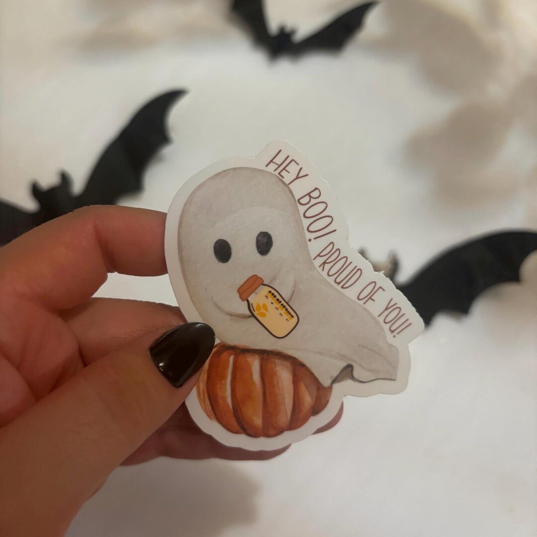 Hey Boo! Sticker / Breastfeeding Sticker - Etsy