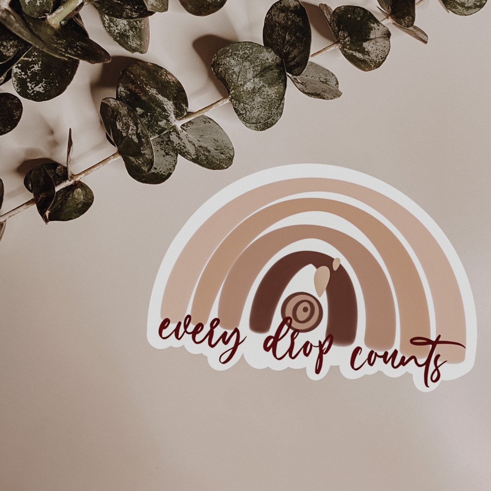 Breastfeeding Rainbow Sticker Every Drop Counts Organic - Etsy