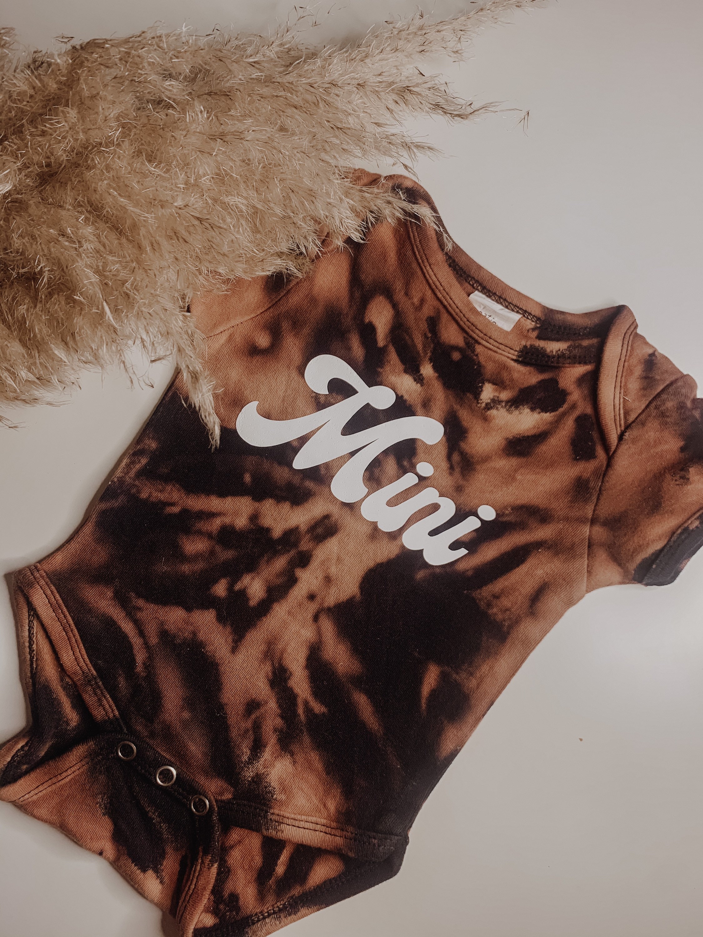 MINI Reverse Tie Dye Onsie / Mommy and Me / Reverse Tie dye / Boho Baby ...