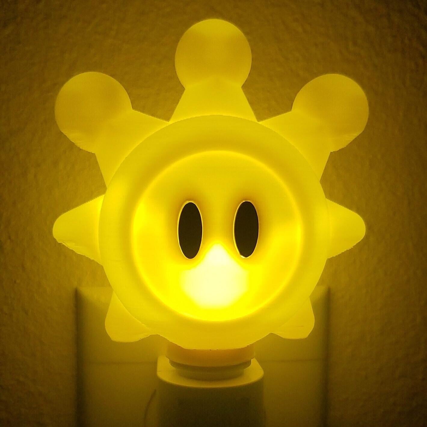 Super Sunshine Sprite Night Light 3D Printed Room Décor - Etsy