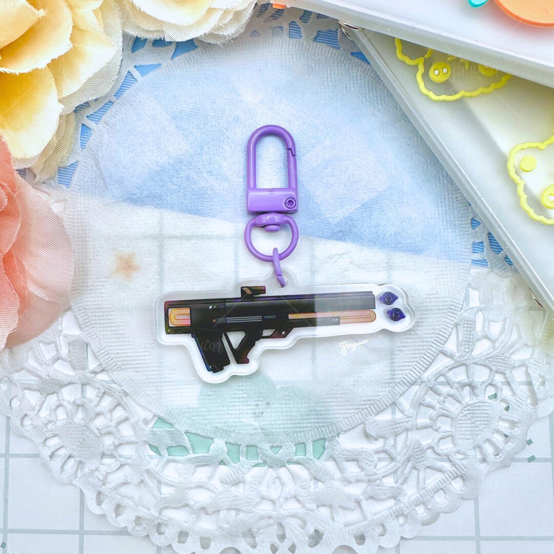 Void Pulse Rifle Acrylic Charm | Cute Video Game Hunter Warlock Titan ...