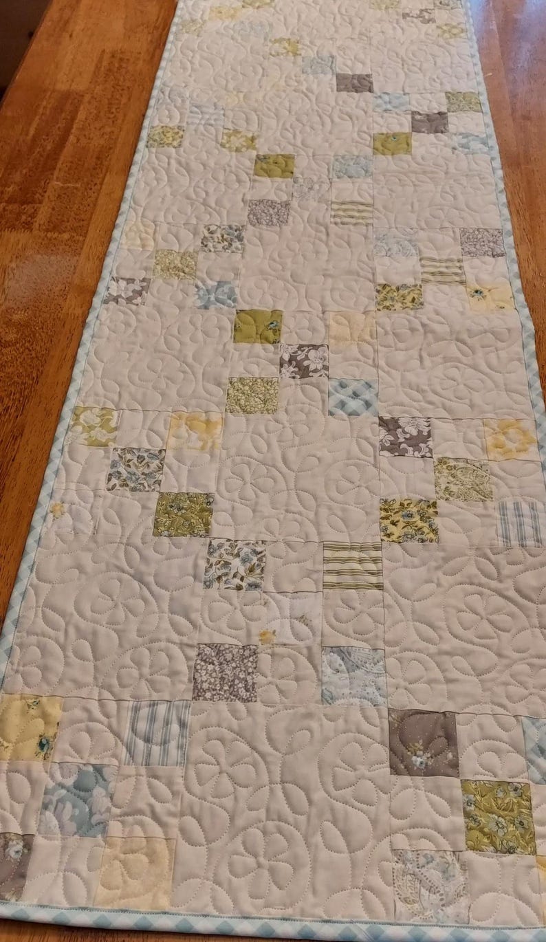 The Shores 9 Patch Table Runner - Etsy