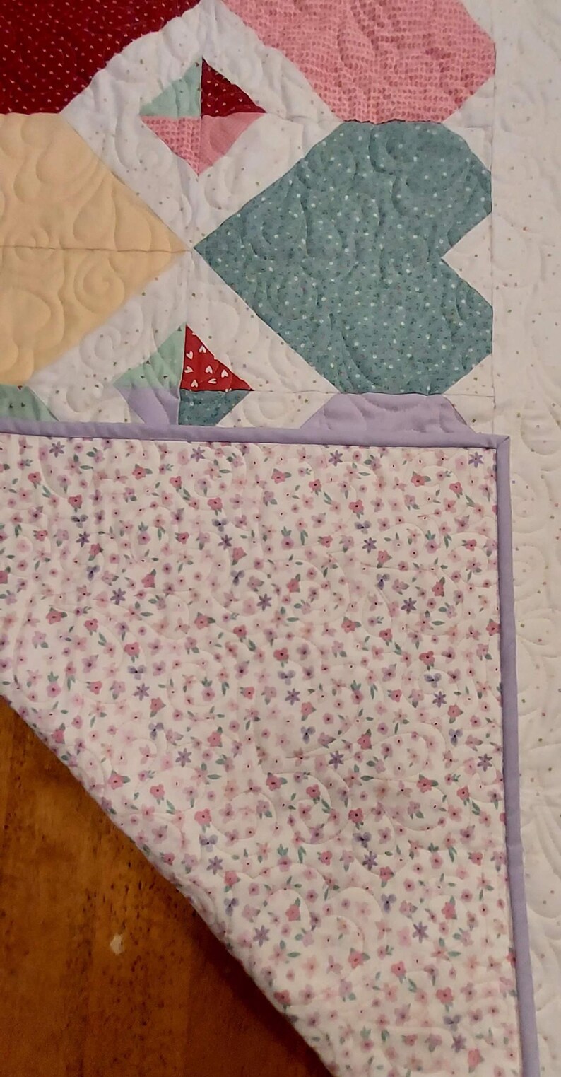 Candy Hearts Table Runner - Etsy