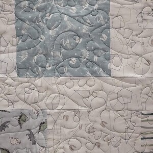 Jurassic Babies Crib Quilt - Etsy