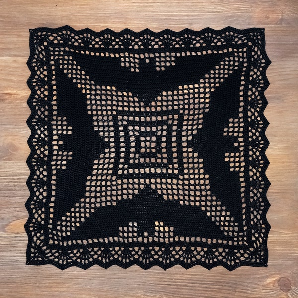 Square Crochet Doily - Etsy