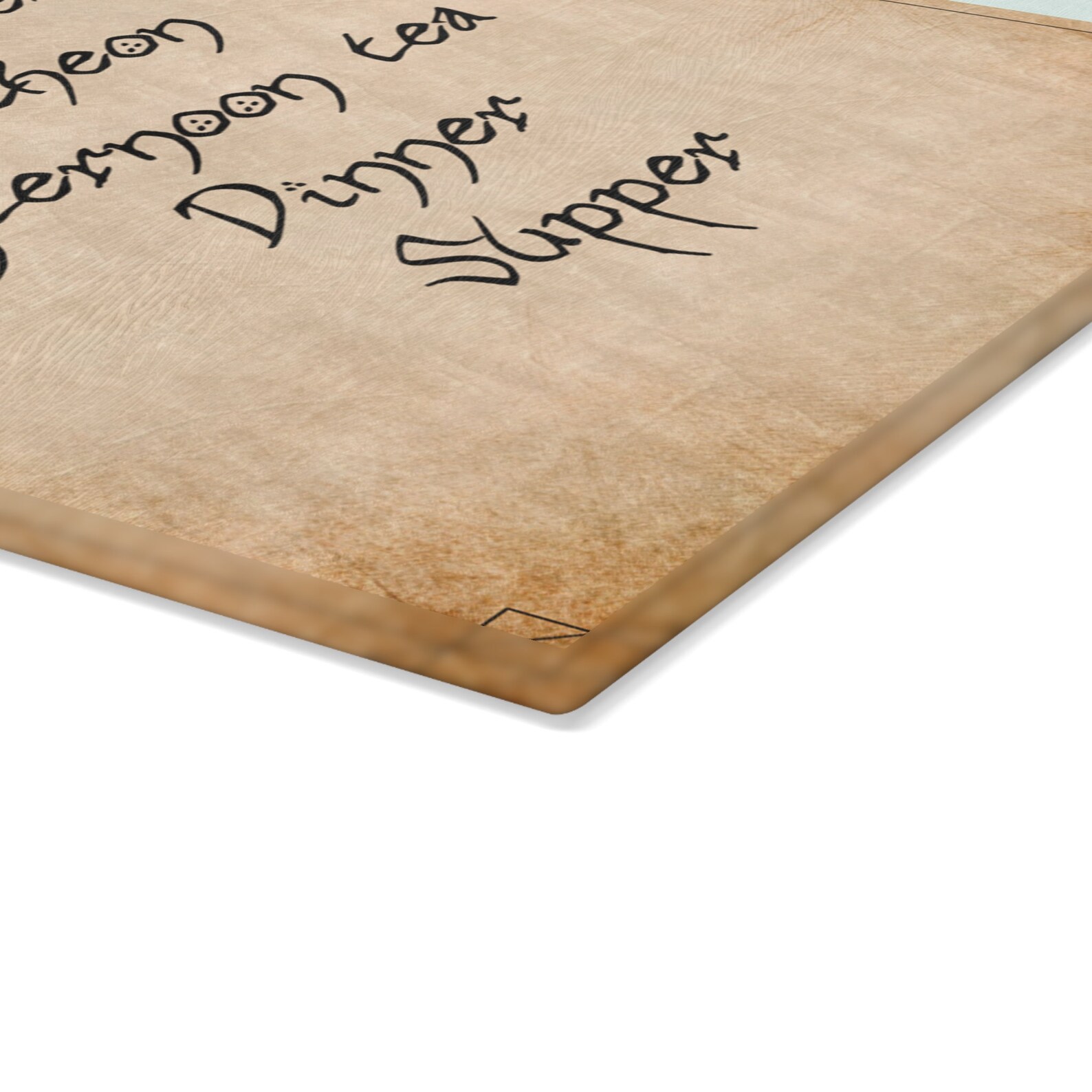 LOTR Halfling Meals Beige Parchment Tempered Glass Cutting Board - Etsy