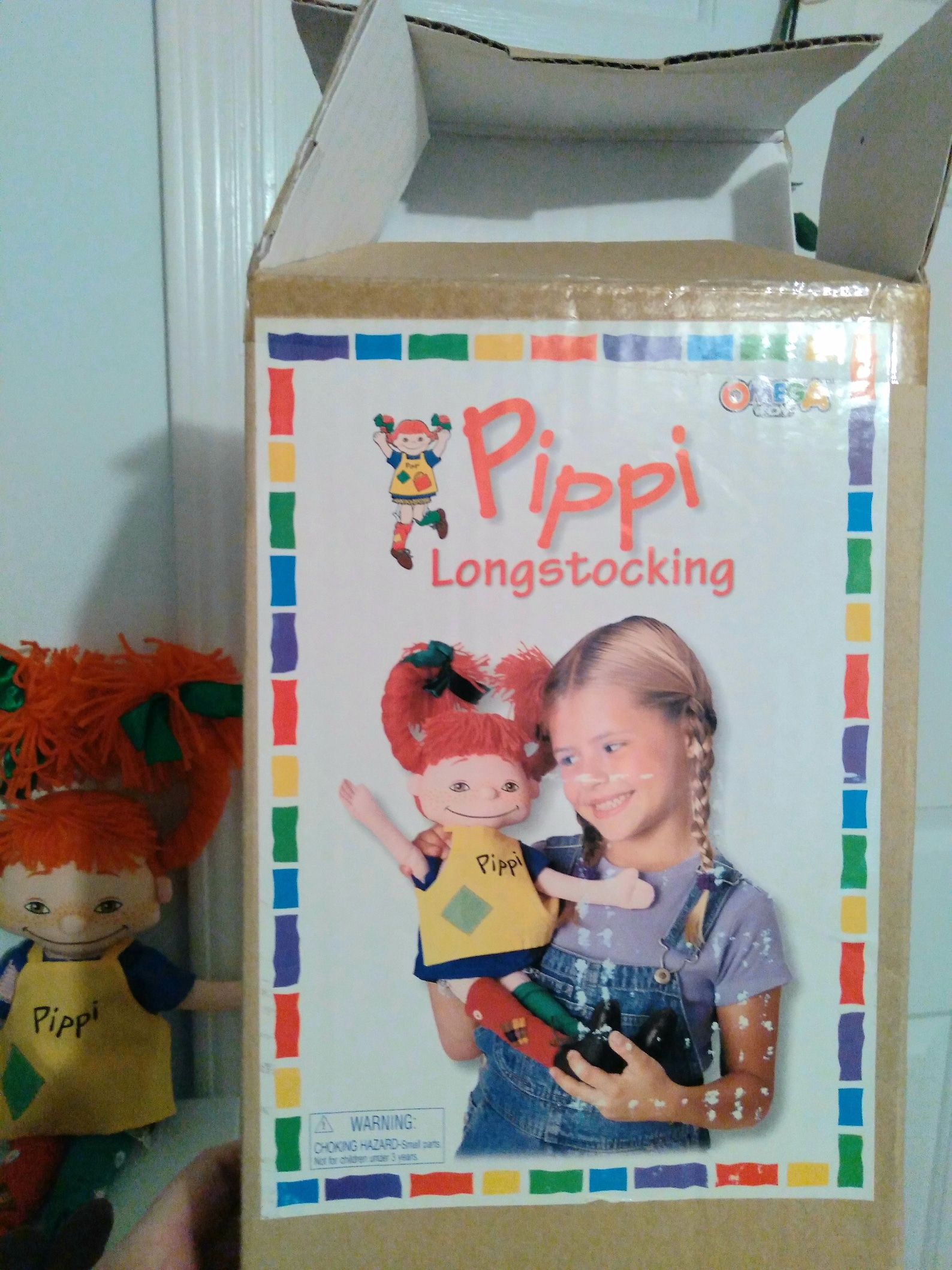 Vintage 16 Cloth Pippi Longstocking Doll omega Toys - Etsy