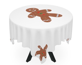 Gingerbread Tablecloth - Etsy