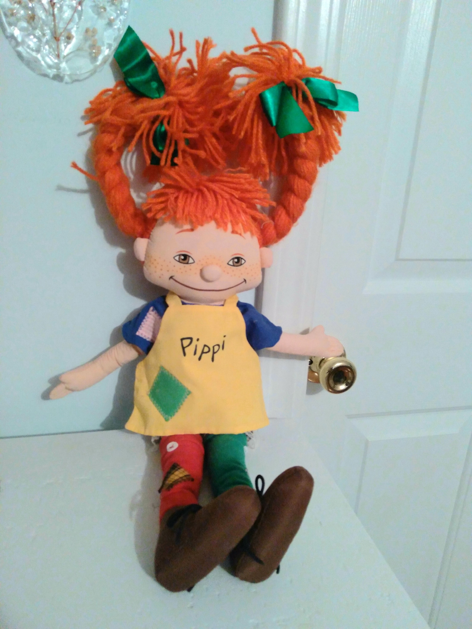 Vintage 16 Cloth Pippi Longstocking Doll omega Toys - Etsy