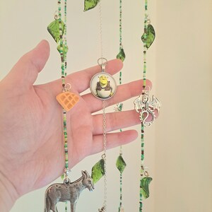 Shrek Inspired Mobile/wall Hanging/interior Decor/beaded Mobile - Etsy