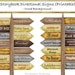 Storybook Directional Signs printable Wood Background - Etsy