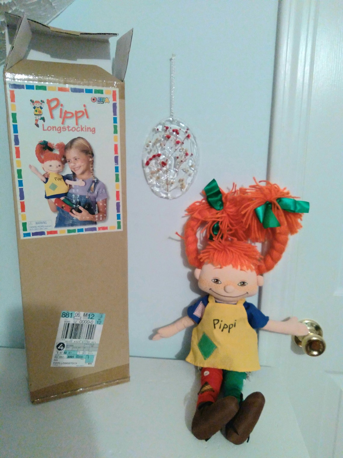 Vintage 16 Cloth Pippi Longstocking Doll omega Toys - Etsy