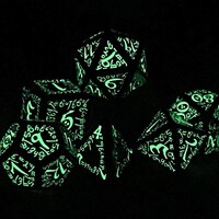 Glowing Dice - Etsy