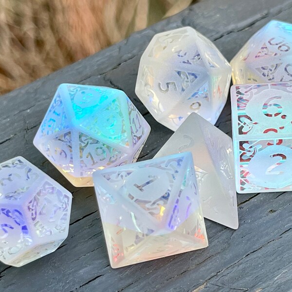 Crystal Rpg Dice - Etsy
