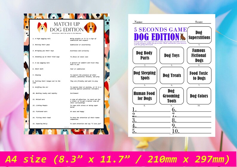 Dog Party Games | Trivia Questions | Animal Games | Game Night ...