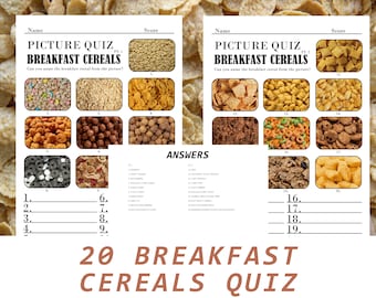 20 Printable Pasta Types Picture Quiz, Picture Trivia, Party Game ...