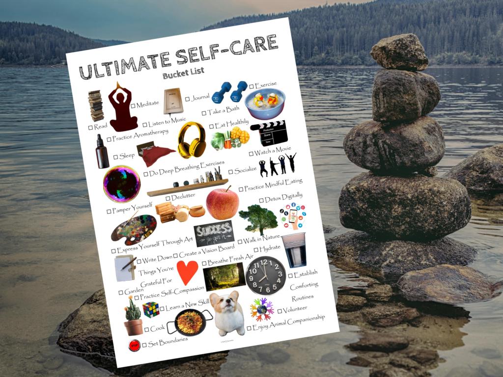 Ultimate Self Care Bucket List Printable, Fun To-do List, Things to Do ...