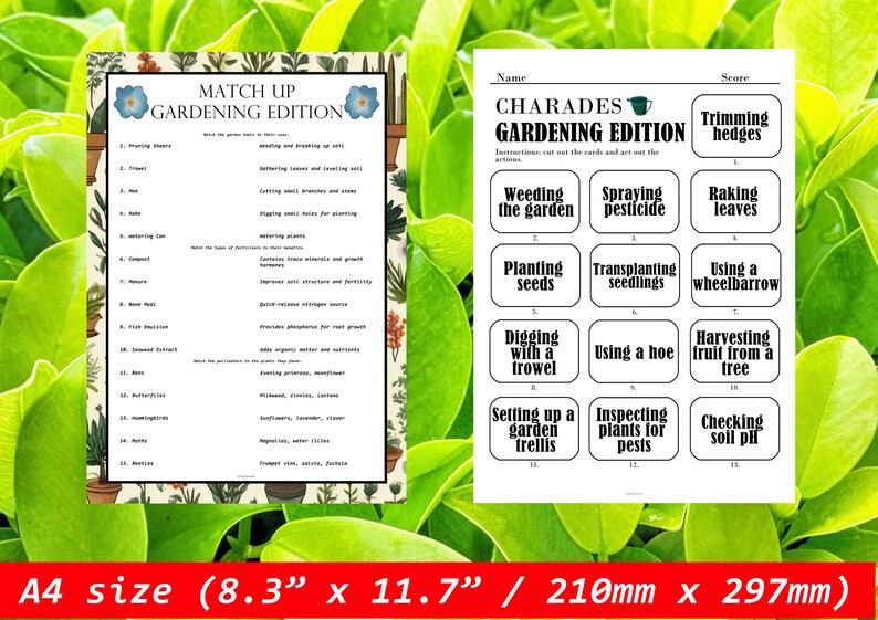 Gardening Party Games | Trivia Questions | Vegetable Trivia |game Night ...