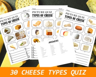 20 Printable Pasta Types Picture Quiz, Picture Trivia, Party Game ...