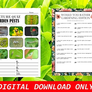 Gardening Party Games | Trivia Questions | Vegetable Trivia |game Night ...
