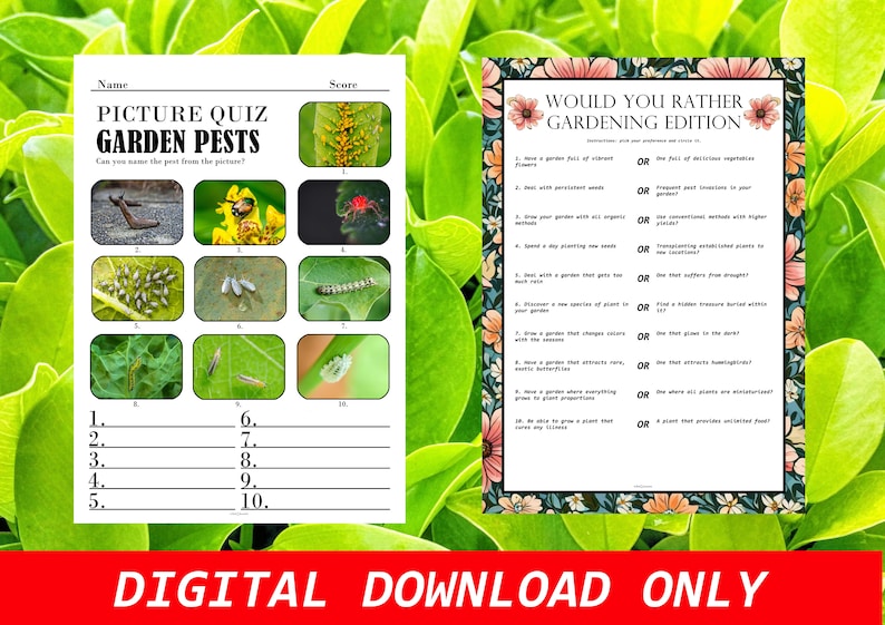 Gardening Party Games | Trivia Questions | Vegetable Trivia |game Night ...