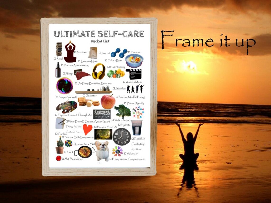 Ultimate Self Care Bucket List Printable, Fun To-do List, Things to Do ...