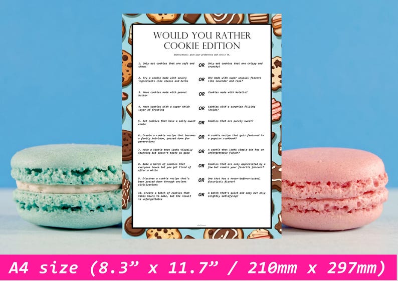 Cookie Trivia Quiz, Food Party Game, Trivia Questions, Cookie Games ...