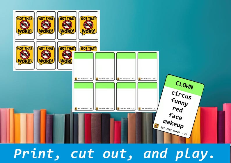 Not That Word! A1| English Word Game| Forbidden Words English| Learn ...