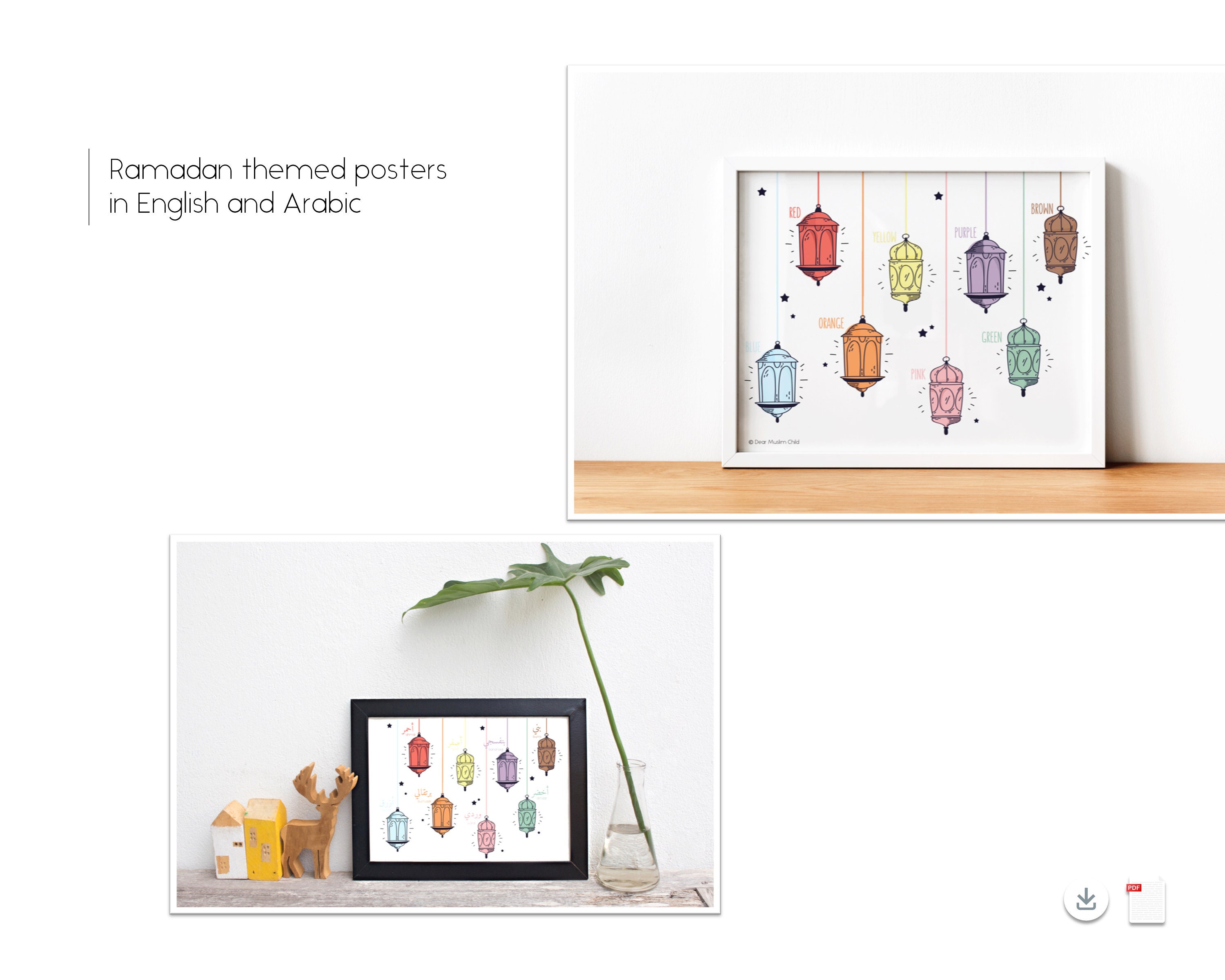 Ramadan Colors, Ramadan Activities for Kids, Ramadan Printables ...