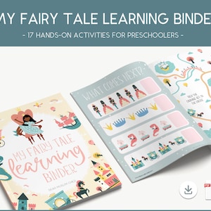 Fairy Tale Preschool Printable Learning Binder Worksheets for ...