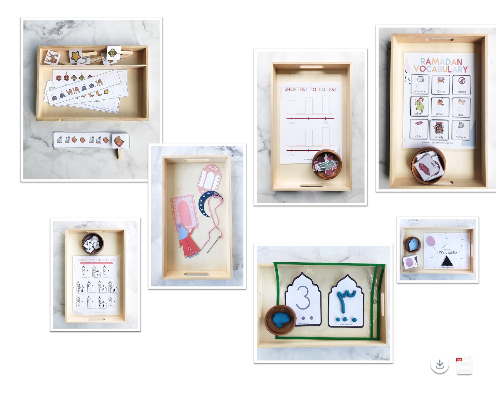 Ramadan Hands on Activities, Ramadan Montessori-inspired Activities ...