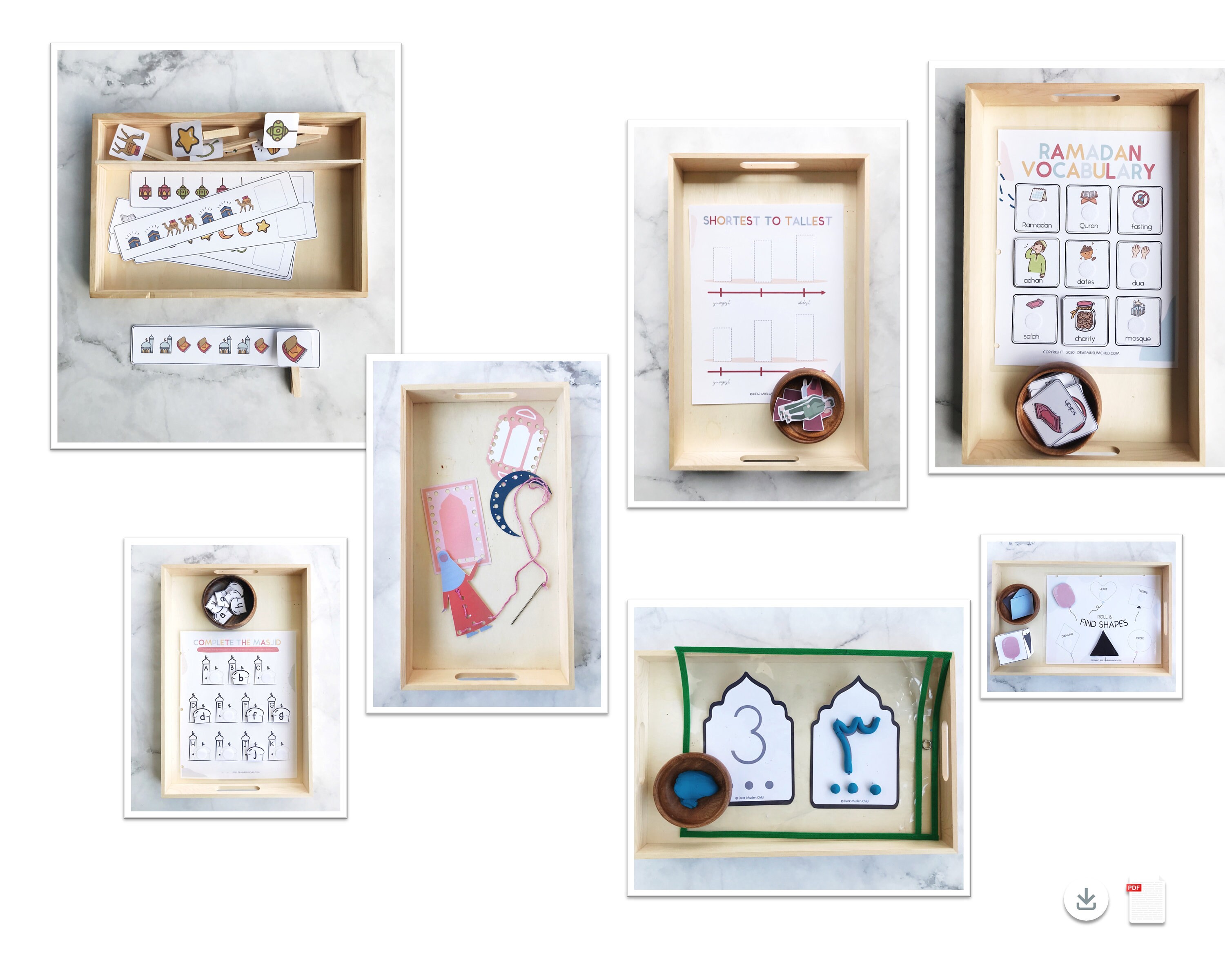 Ramadan Hands on Activities, Ramadan Montessori-inspired Activities ...