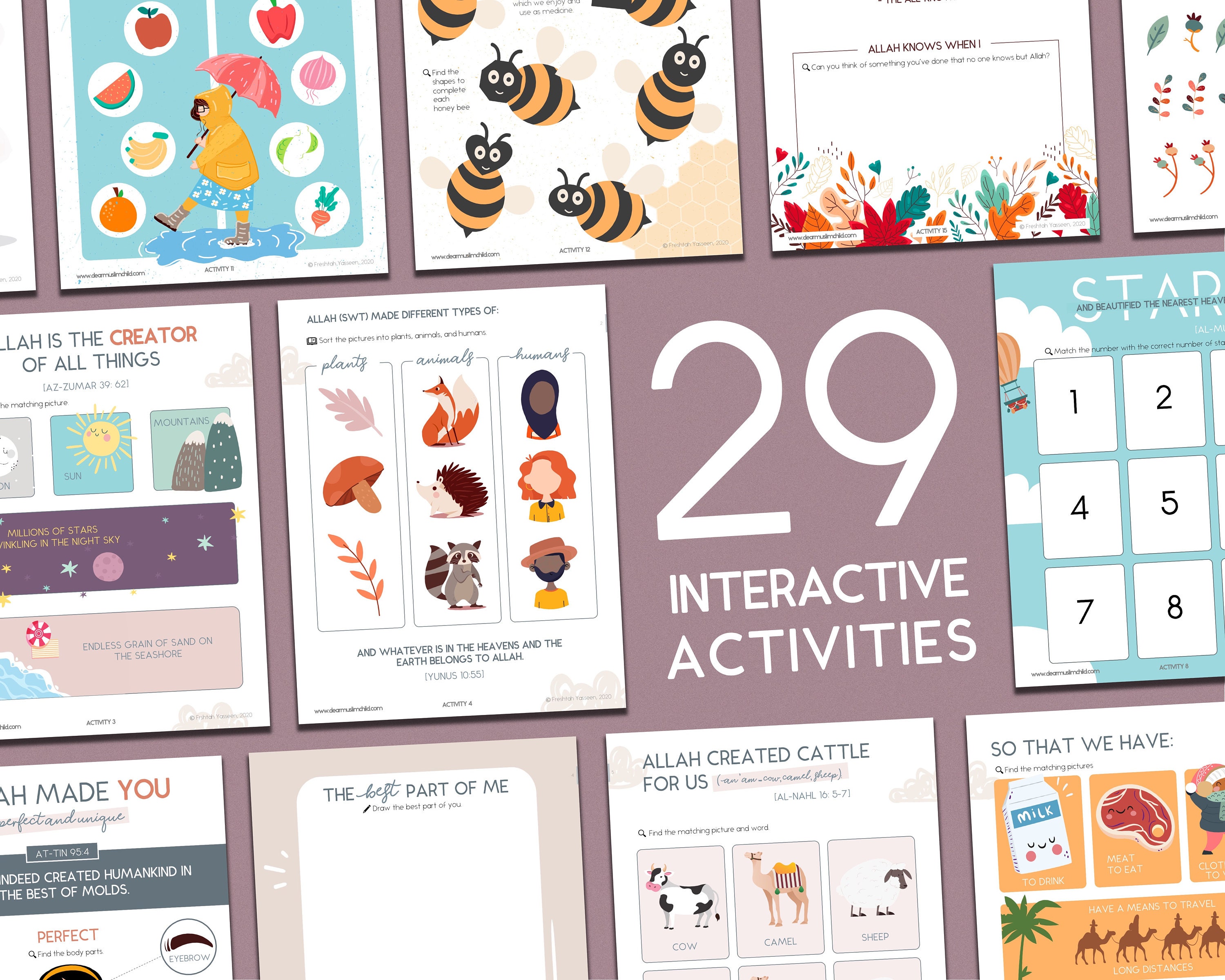 Teaching Kids About Allah | Hands on Activities About Allah | Busy ...