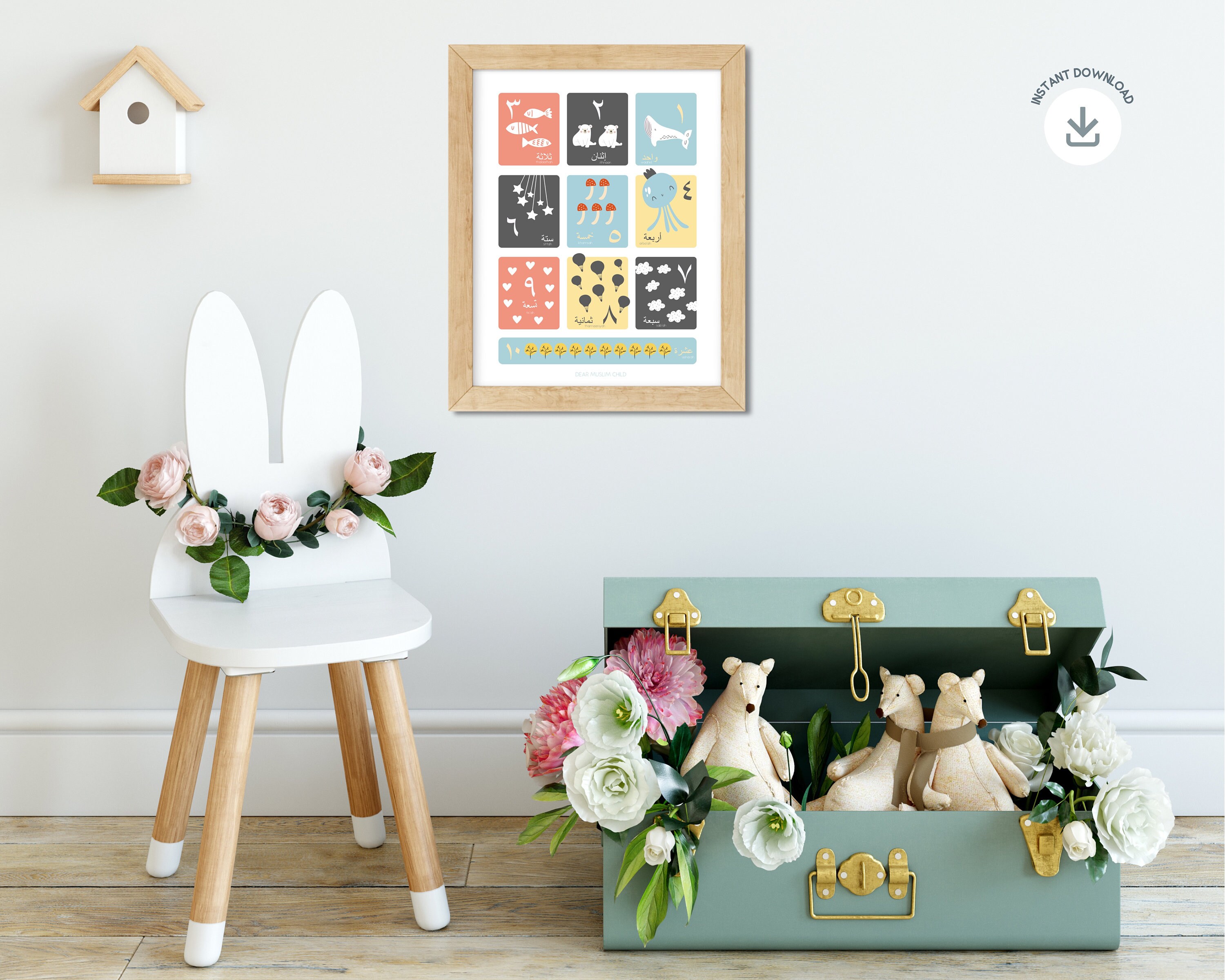 Arabic Number Poster, Preschool Educational Posters, Arabic for All ...