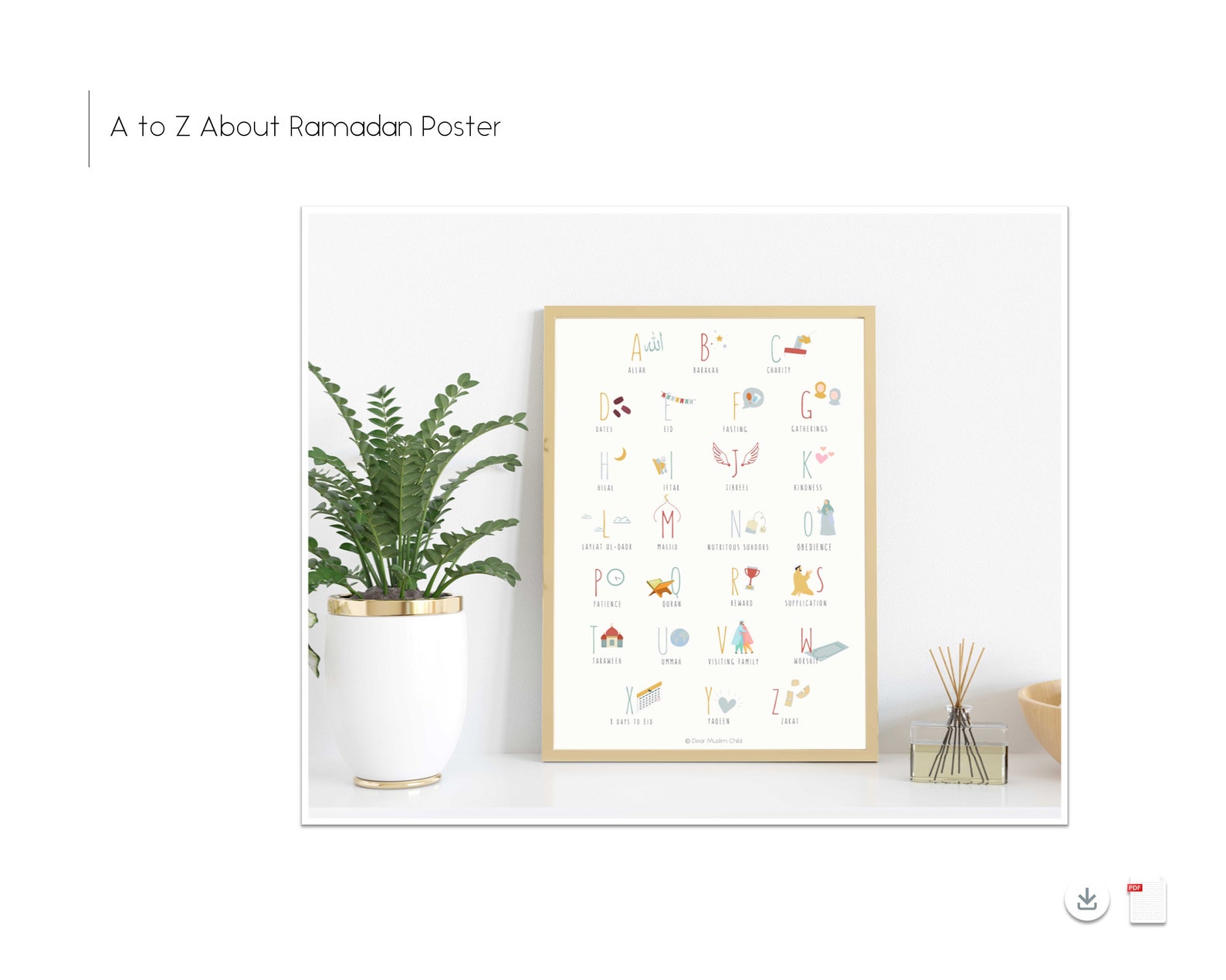 Ramadan Alphabet, A to Z About Ramadan, R is for Ramadan, Ramadan ...