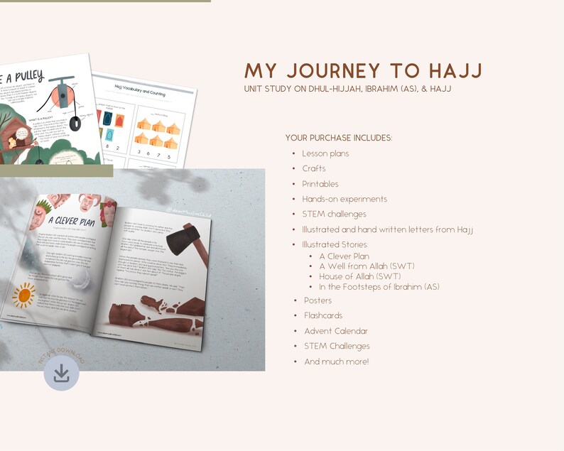 Hajj Unit Study | Dhul-hijjah | Prophet Stories | Ibrahim (AS) | Ismail ...