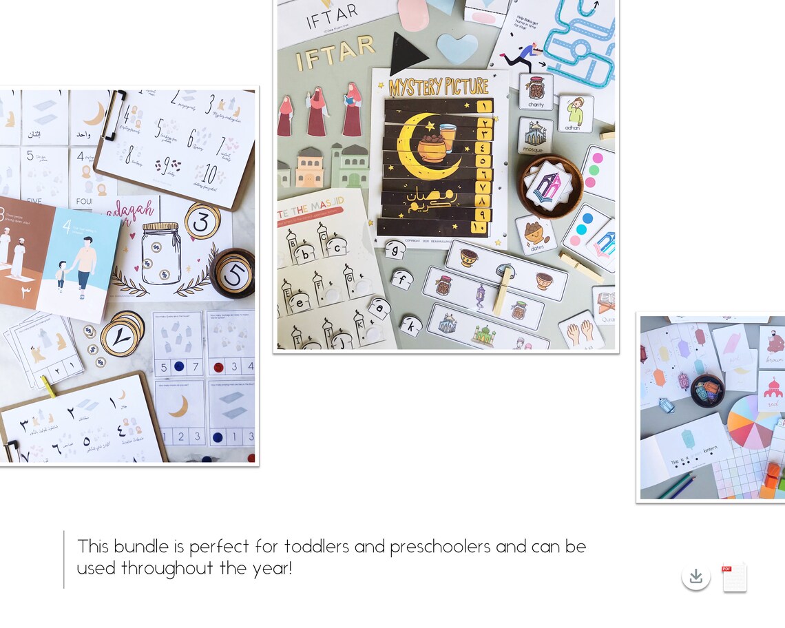 Ramadan Mega Bundle Ramadan for Toddlers and Preschoolers | Etsy