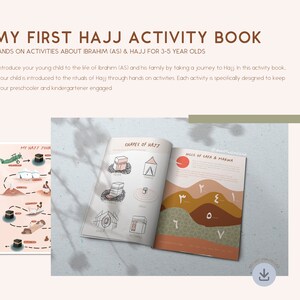 Hajj Activity Book for 3 to 5 Year Olds | Hajj for Kids | Ibrahim (AS ...